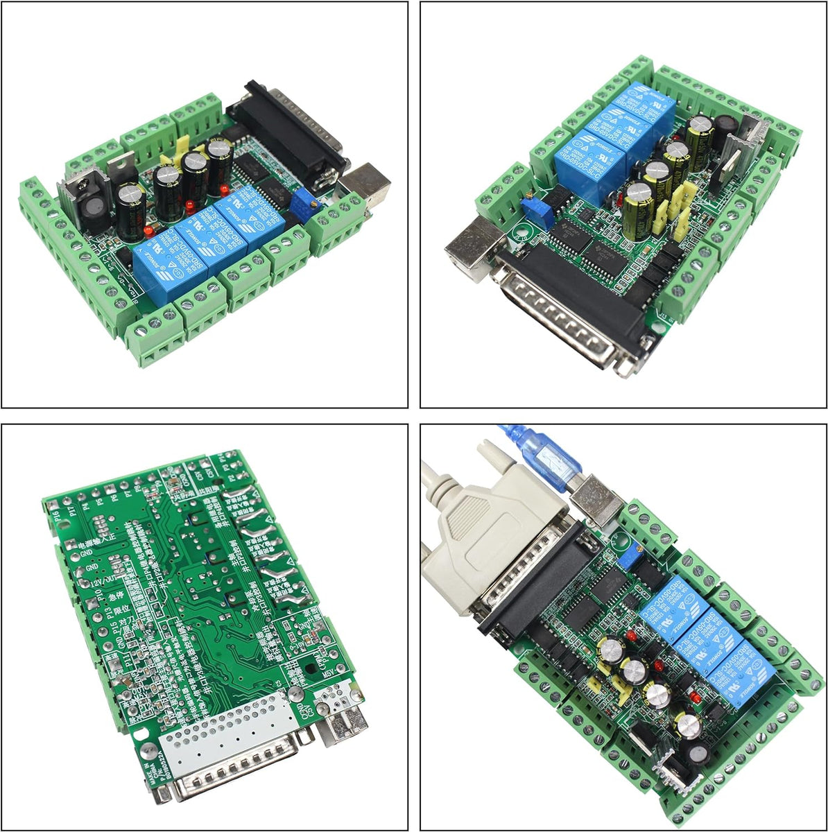 4 Axis 6 Axis Cnc Breakout Board Stepper Motor Driver Mach3v2.1-l Adap – Electronic Solution