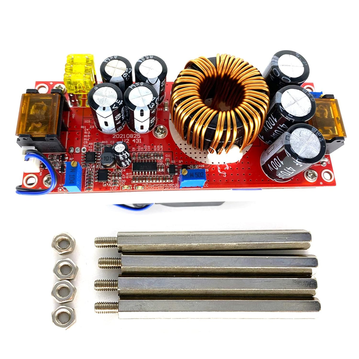 1500W 30A Voltage Step Up Converter CC CV Power Supply Module ...